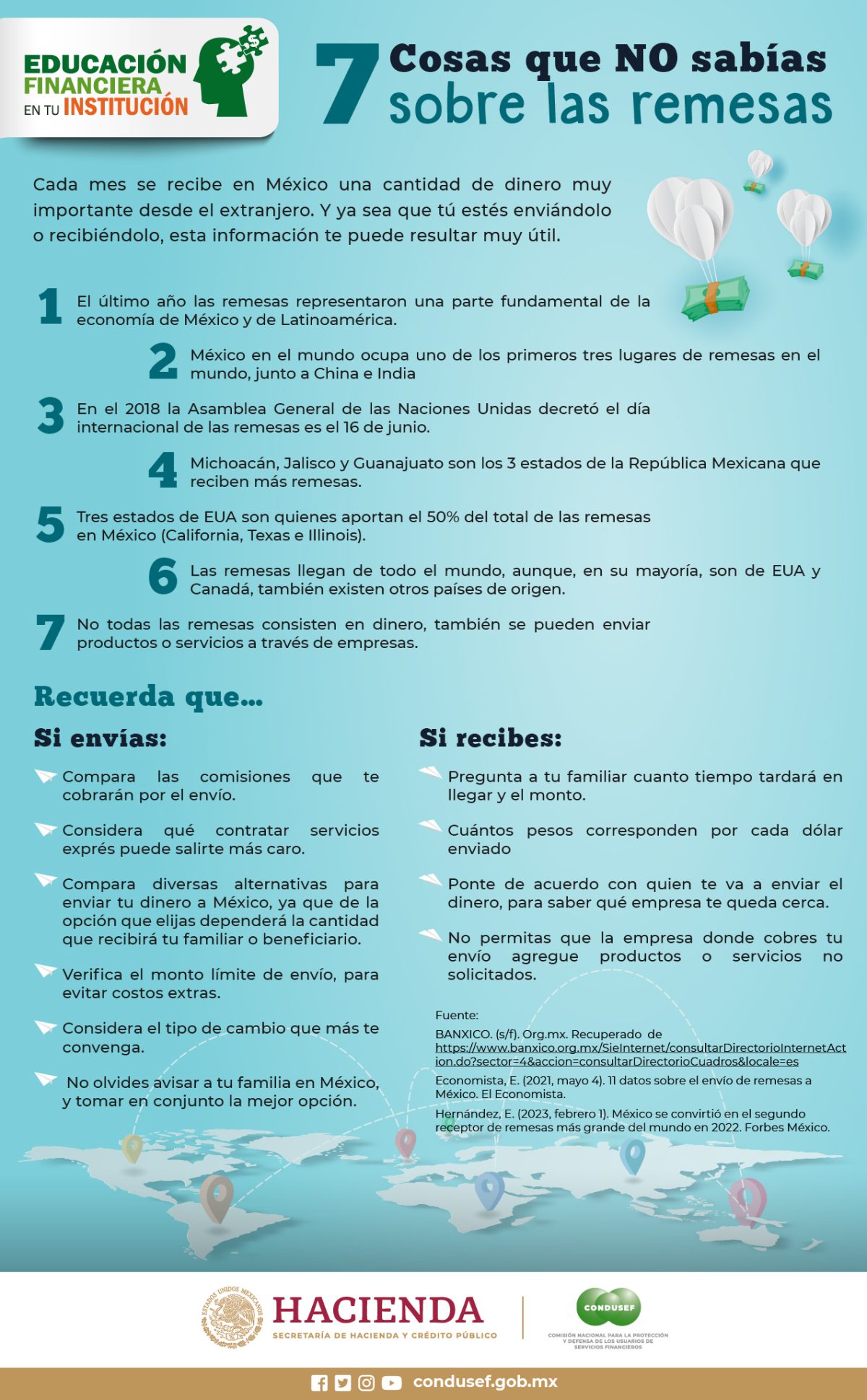 Siete cosas que no sabias sobre las remesas – Caja CGV